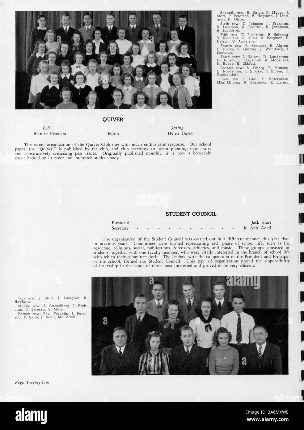 Minnehaha Academy's 1940 Antler yearbook documents the highlights of the 1939-1940 school year ...