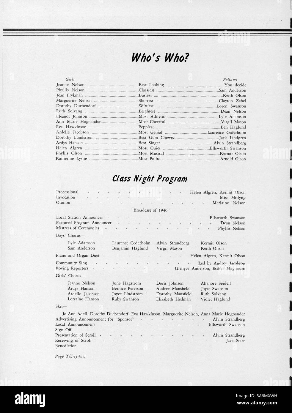 Minnehaha Academy's 1940 Antler yearbook covers the highlights of the 1939-1940 school year ...