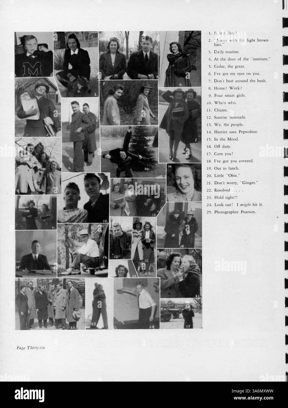 Minnehaha Academy's 1940 Antler yearbook provides a detailed account of the 1939-1940 academic ...