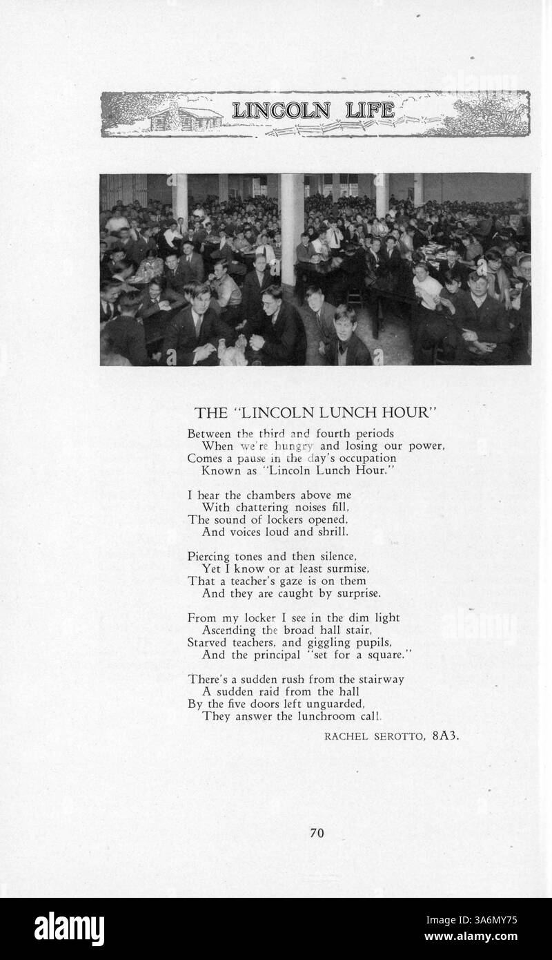 This yearbook from Lincoln Jr. High in 1926 provides a comprehensive ...