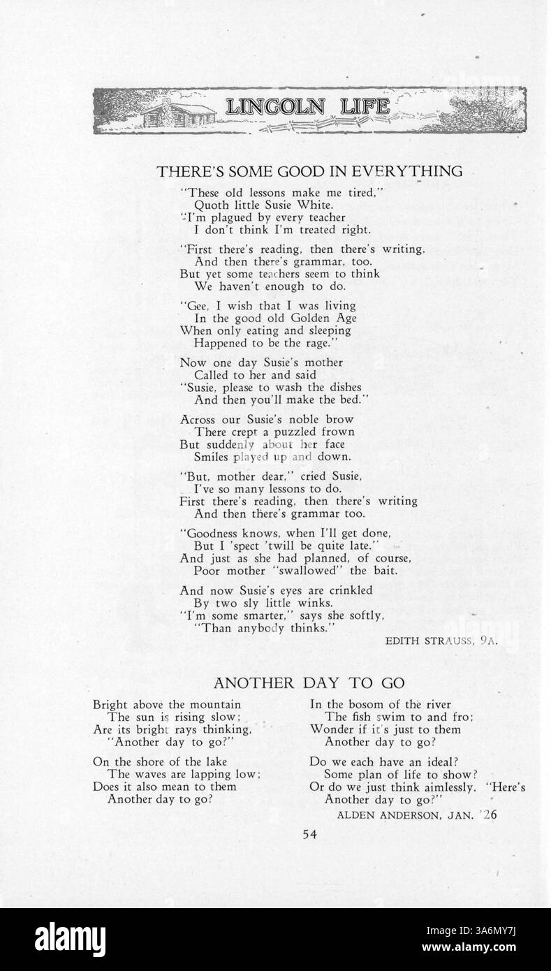 This 1926 yearbook from Lincoln Jr. High highlights the major events ...