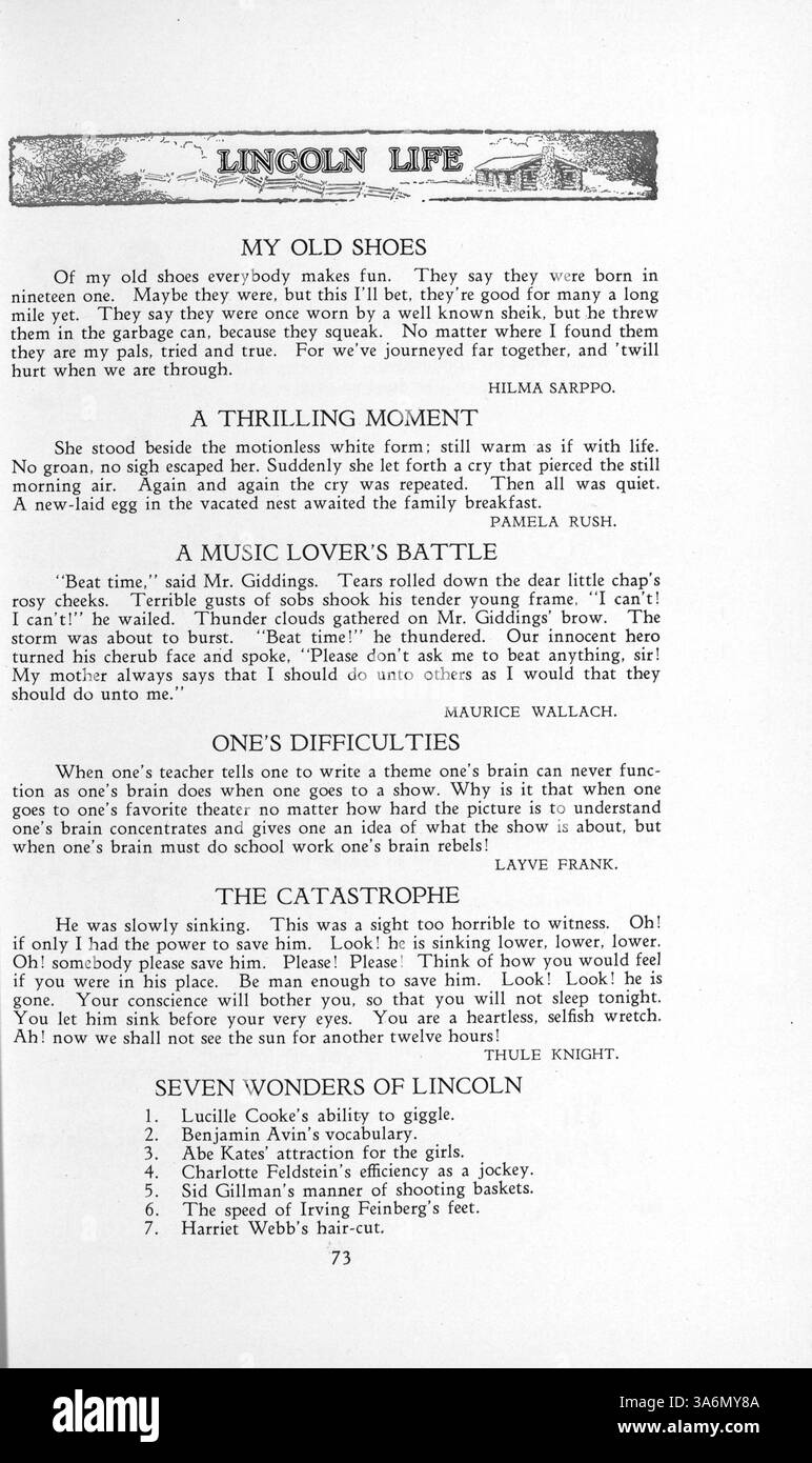 The Lincoln Jr. High Yearbook from 1926 captures the experiences of ...