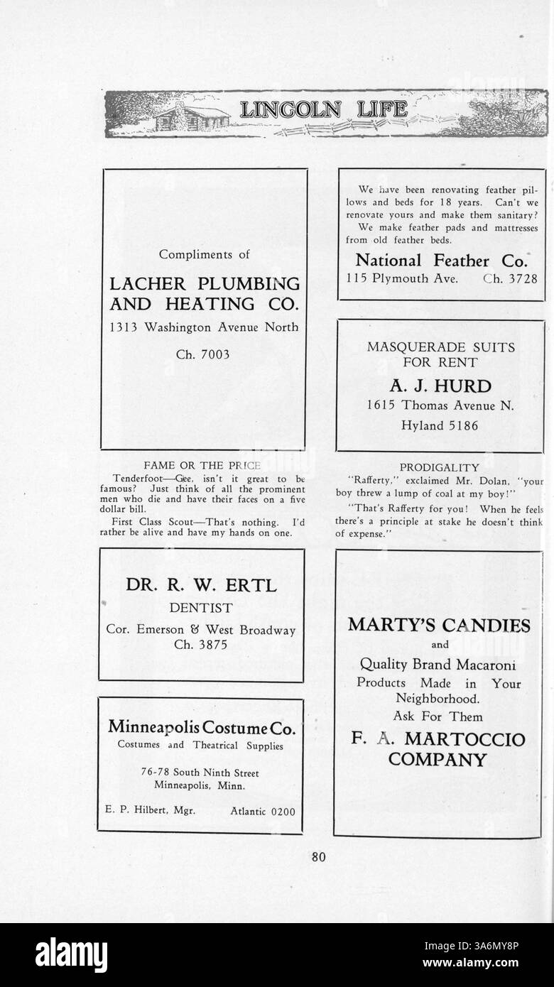 This 1926 yearbook from Lincoln Jr. High highlights the school year ...