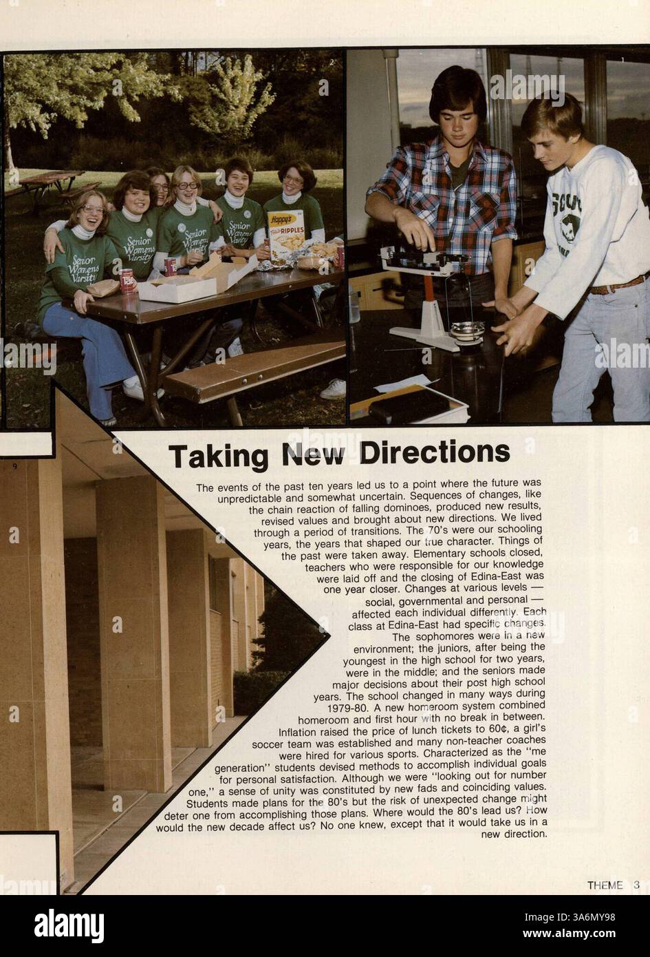 The 1980 yearbook from Edina East High School, Whigrean 80, documents ...