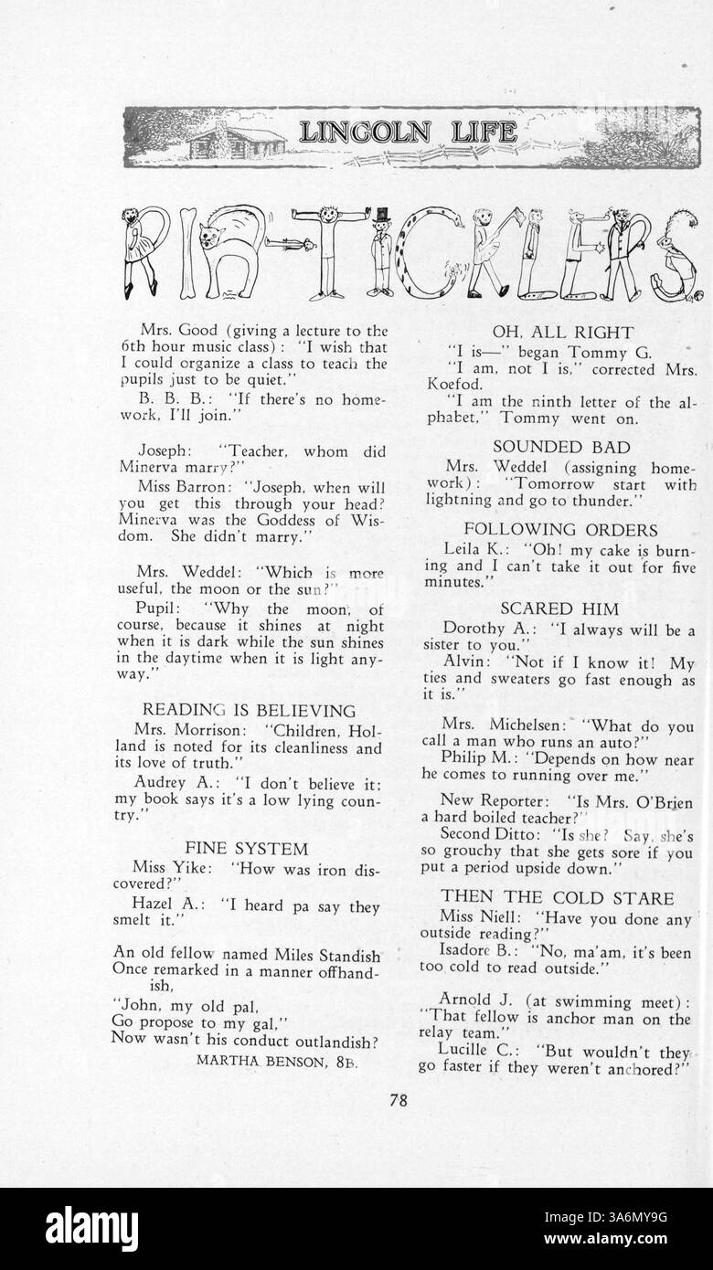 This school annual documents the students, teachers, and other events ...