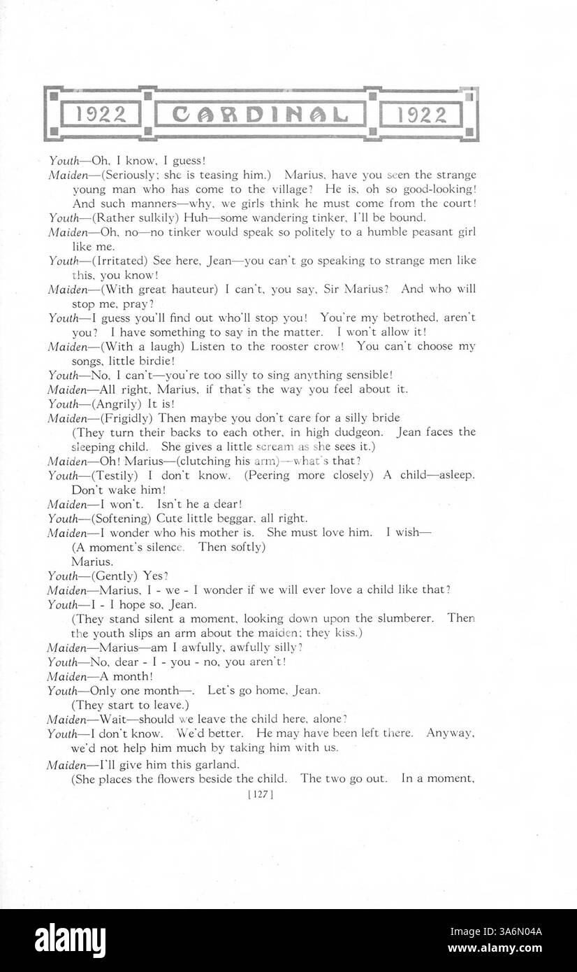 'The Cardinal' yearbook from 1922 details the events, clubs, athletics, and student life at East ...