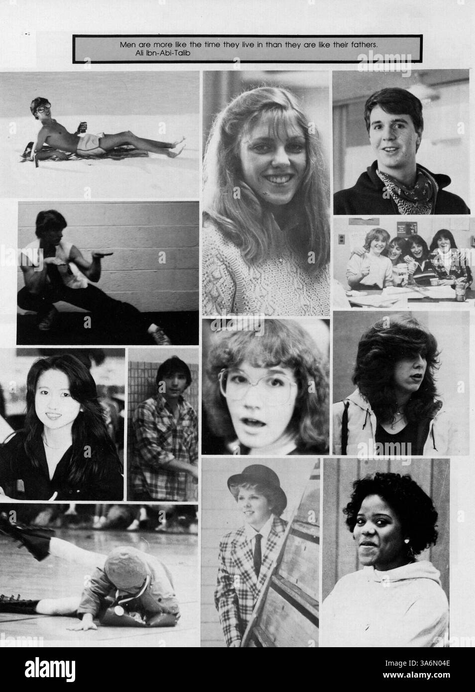 The 1982 Warrior Yearbook from Hopkins Eisenhower High School documents ...