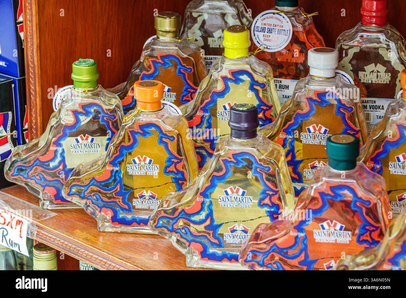 St maarten rum bottles hi-res stock photography and images - Alamy