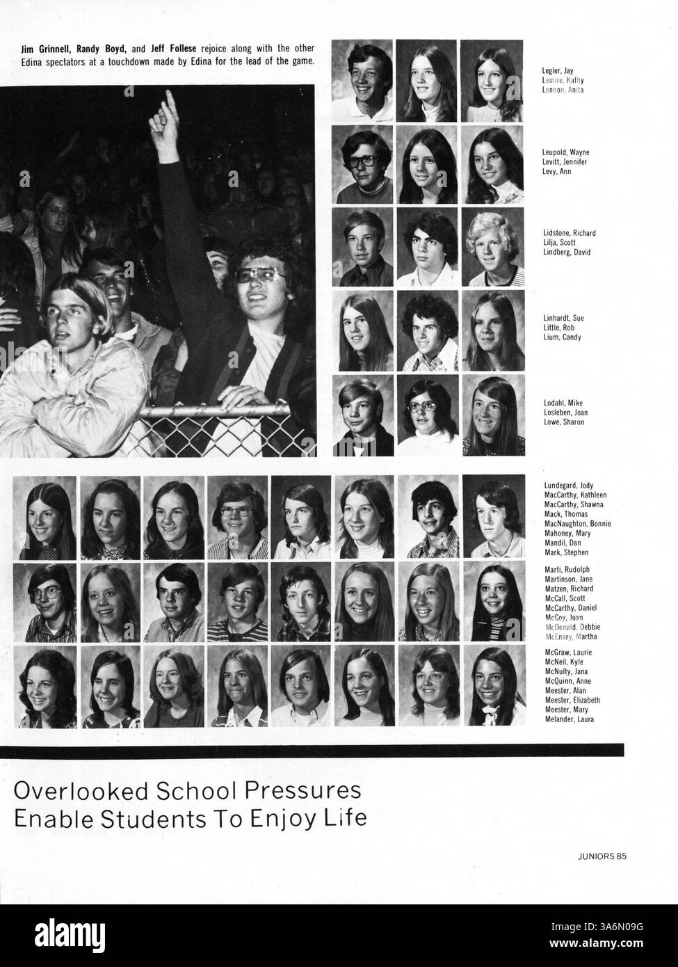 This edition of Windigo, the 1973 yearbook for Edina West High, records ...