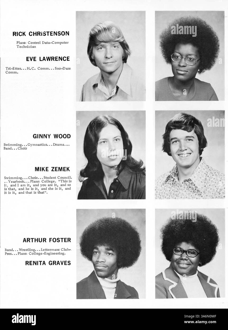 The 1973 Central High Yearbook highlights the student body, teachers ...