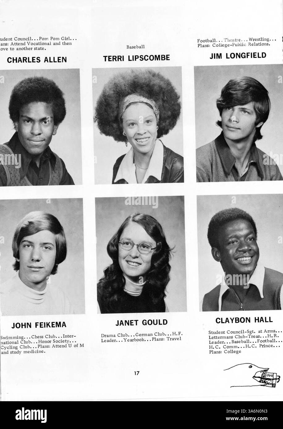 The 1973 Central High Yearbook captures a detailed record of the 1972 ...