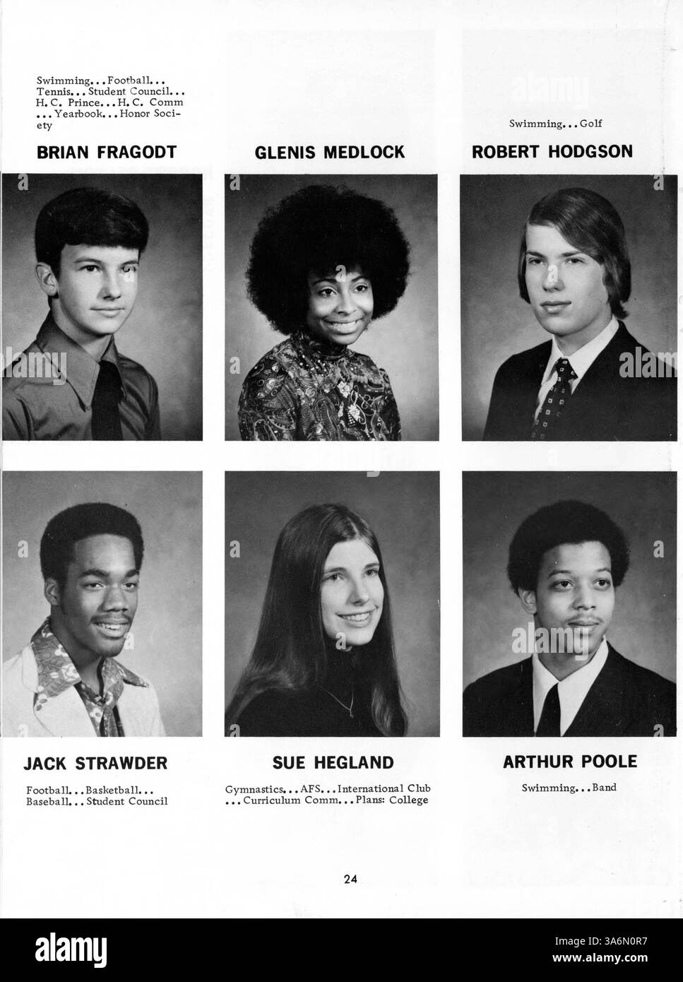 The 1973 Central High Yearbook highlights the achievements of students ...