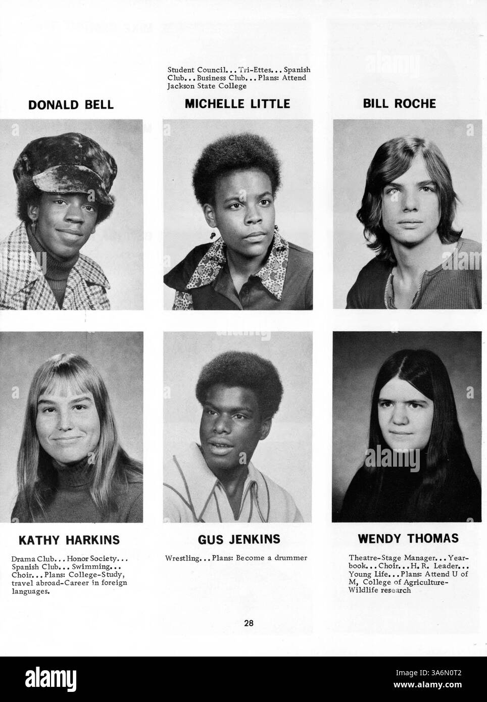 The 1973 Central High Yearbook documents the students, teachers, clubs ...