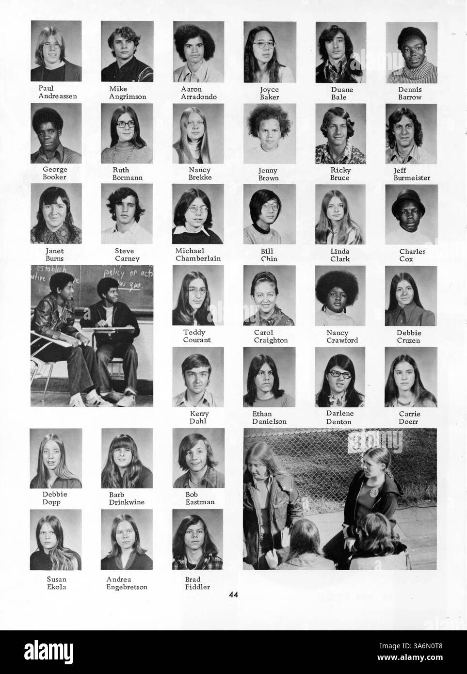 The 1973 Central High Yearbook documents the students, teachers, clubs ...