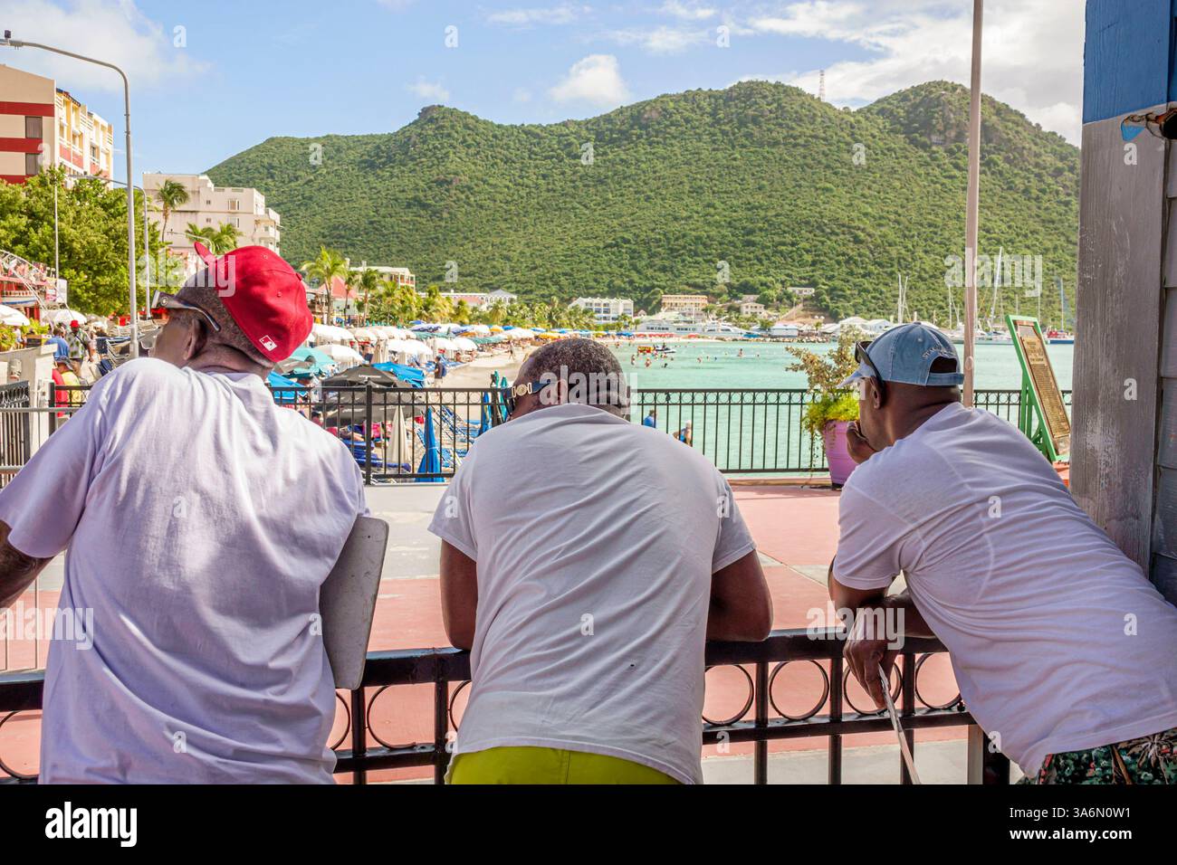 Philipsburg Sint St. Saint Maarten,Boardwalk,Great Bay public beach ...