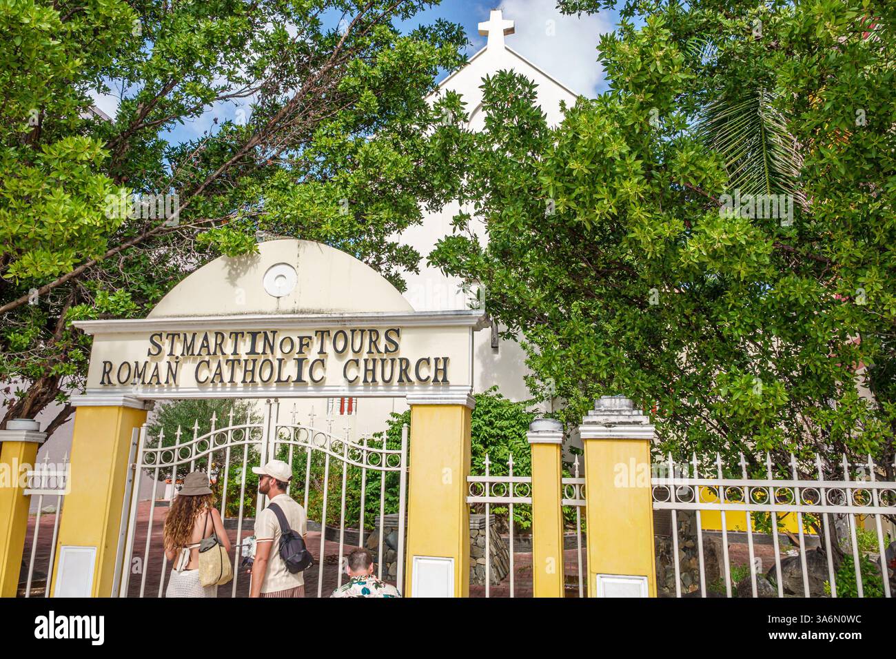 Philipsburg Sint St. Saint Maarten,Front Street,St. Martin of Tours ...