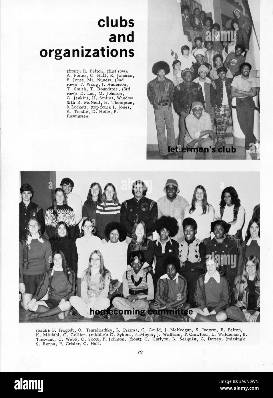 The 1973 73 centralian yearbook documents the student body hi-res stock ...