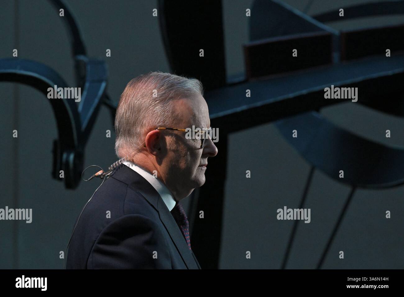 Prime Minister Anthony Albanese during early morning television ...