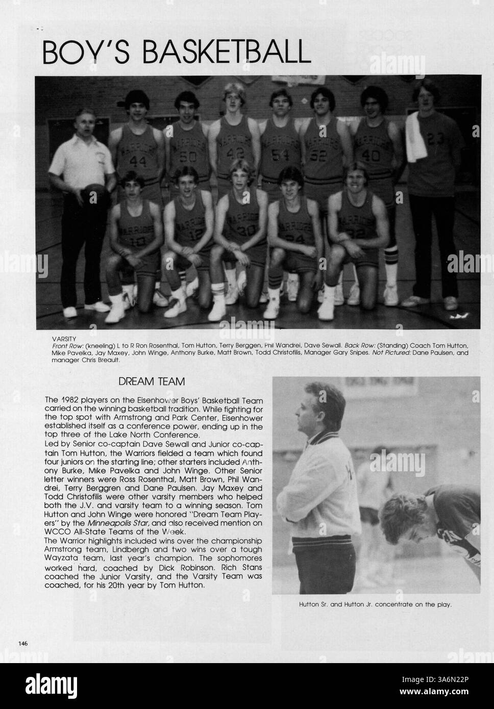 This 1982 Warrior Yearbook showcases the highlights of Hopkins ...