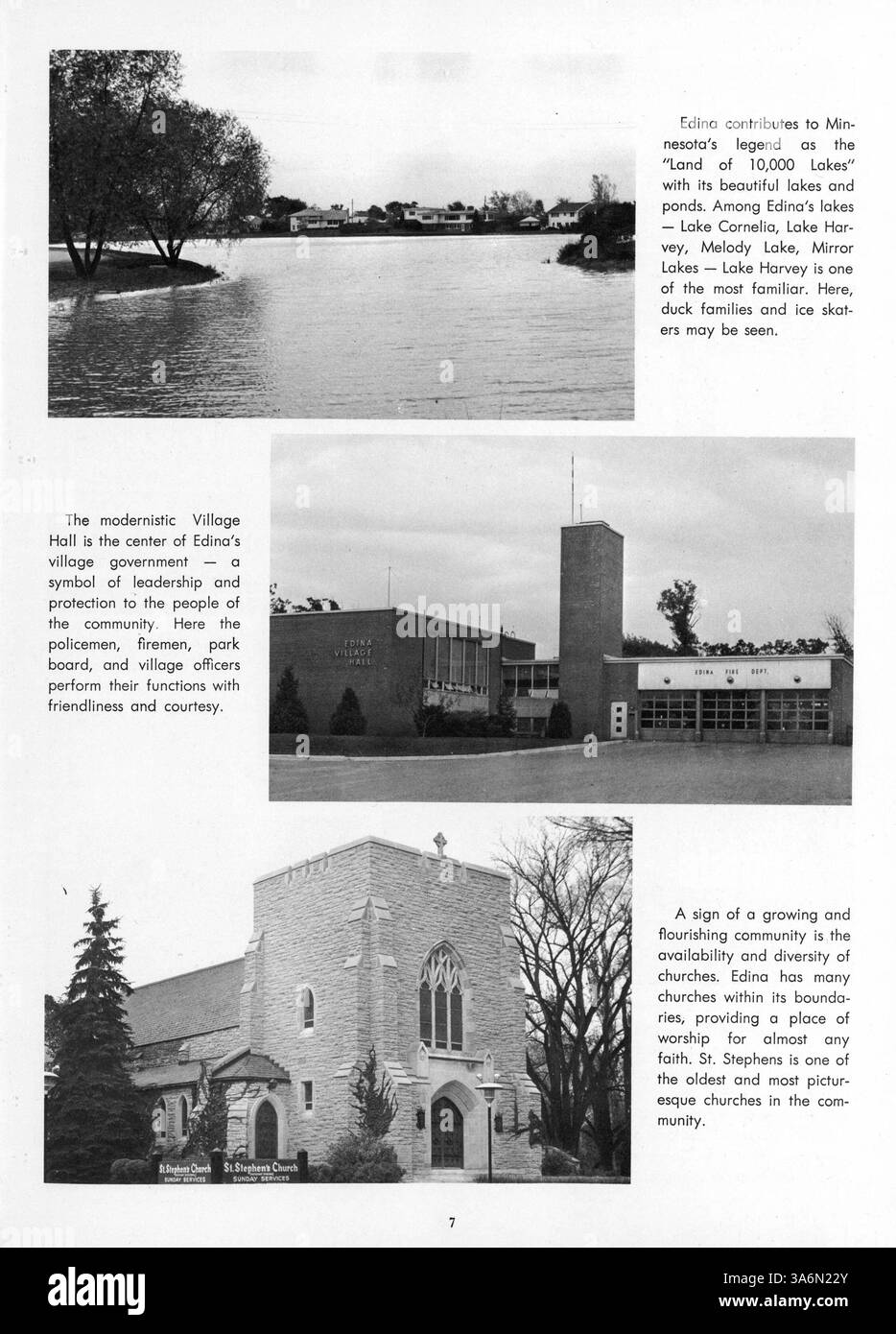 The 1961 whigrean yearbook from edina morningside high documents student life hi-res stock ...