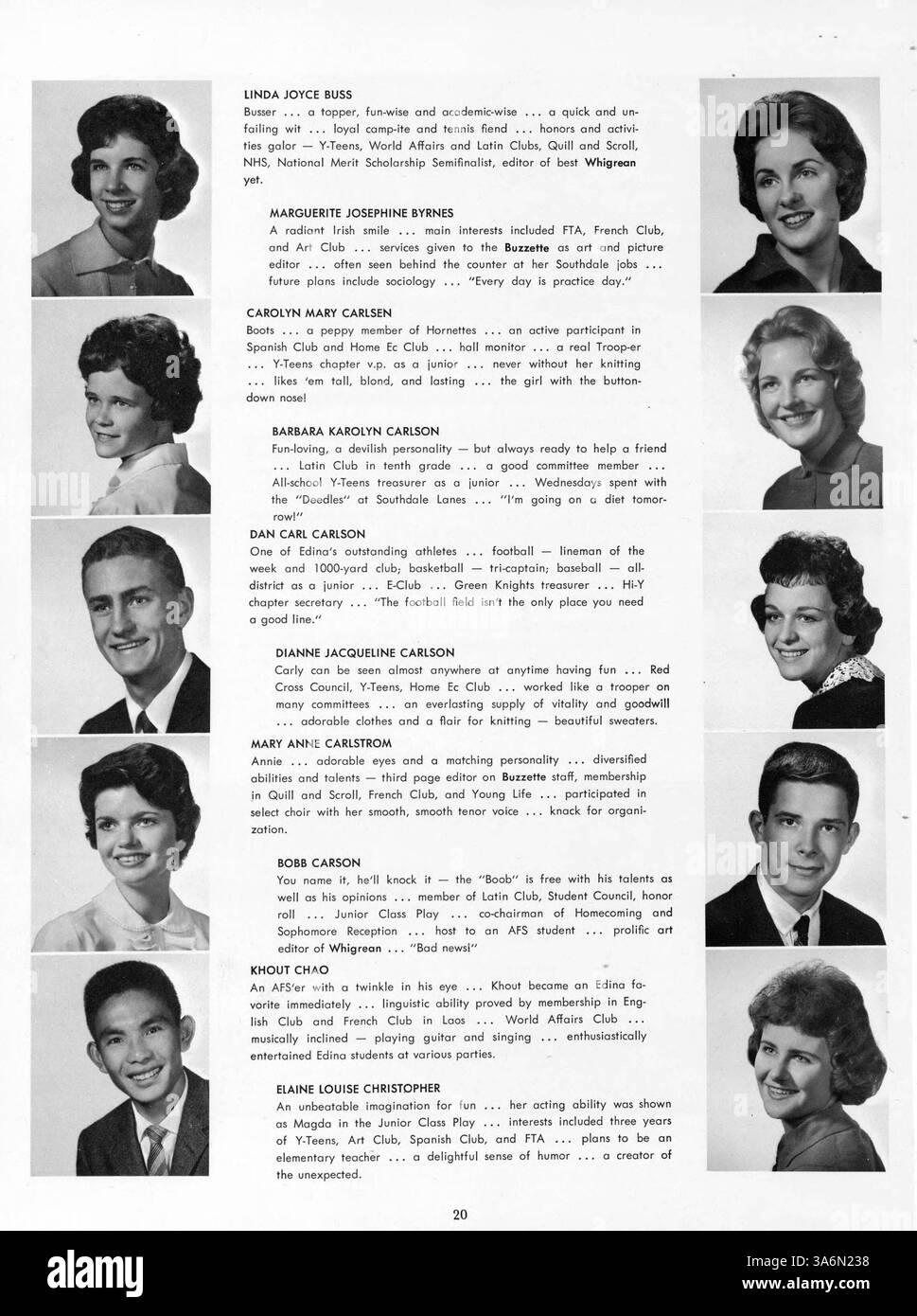 The Whigrean 1961 yearbook from Edina-Morningside High School provides a visual and written ...