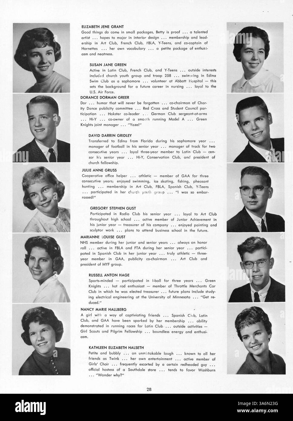 The 1961 Whigrean yearbook from Edina-Morningside High School offers a detailed overview of ...