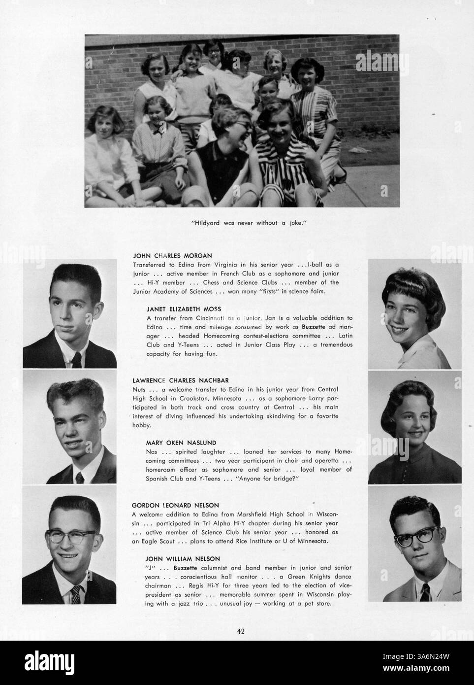 The 1961 Whigrean yearbook from Edina-Morningside High School captures the school’s activities ...