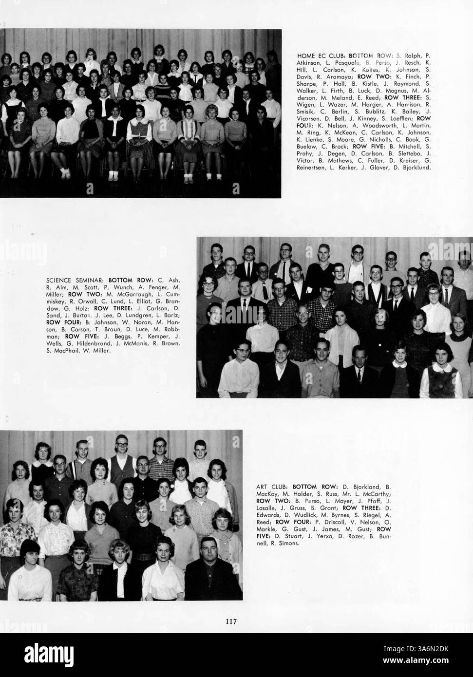 The 1961 edition of the Whigrean yearbook provides an in-depth look at the student body of Edina ...