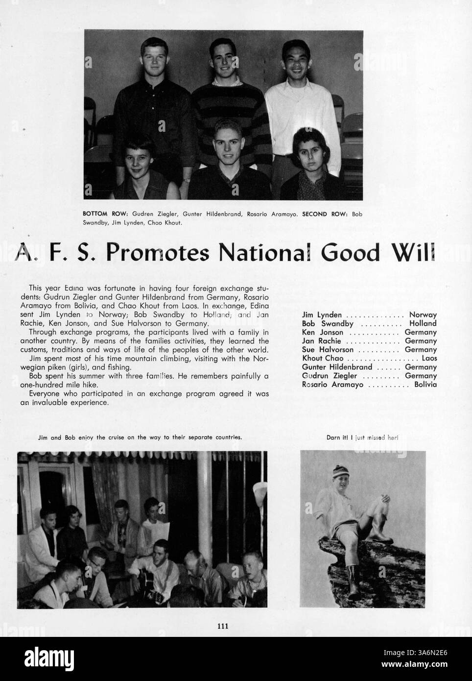 The 1961 whigrean yearbook offers a thorough overview of student hi-res stock photography and ...