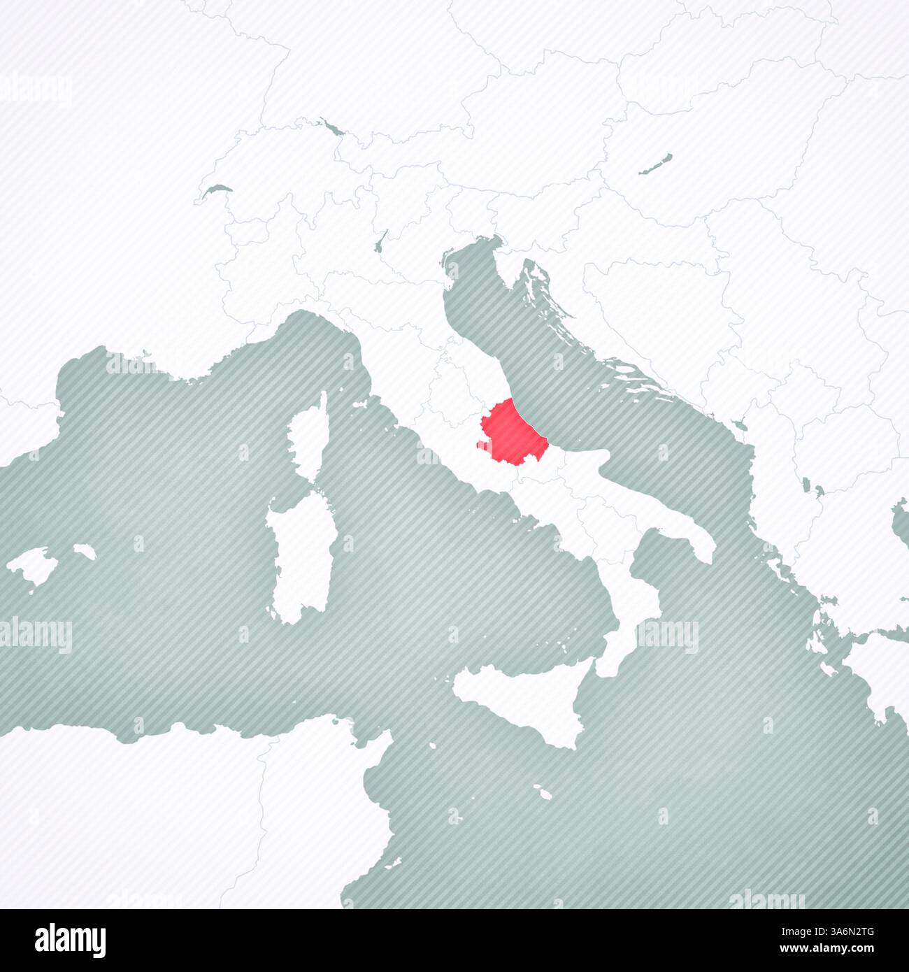 Abruzzo map hi-res stock photography and images - Alamy