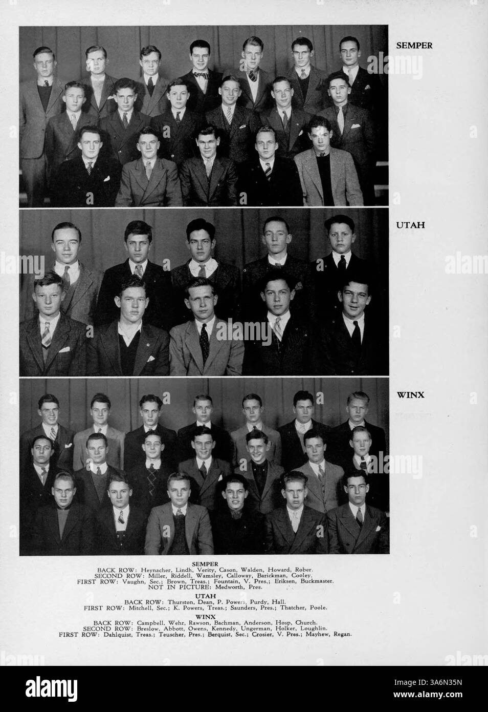 This 1936 'Hesperian' yearbook showcases the students' accomplishments ...