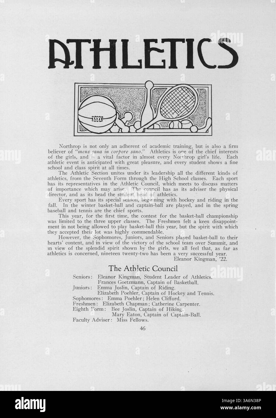 This 1922 edition of The Tatler yearbook showcases student activities, faculty accomplishments ...