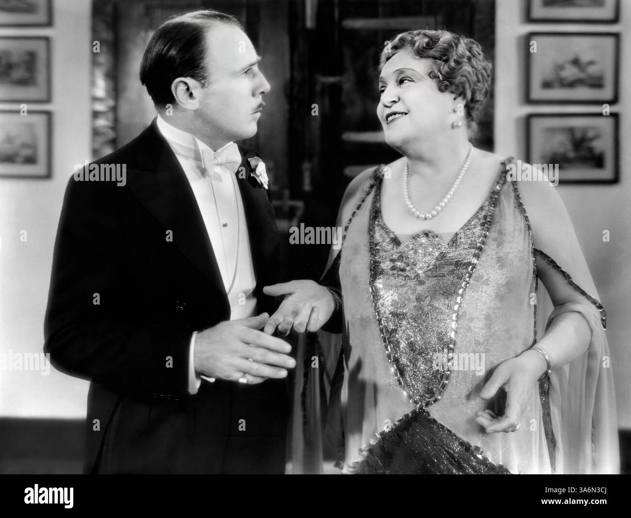 Roland Young, Alison Skipworth, on-set of the film, "A Lady's ...