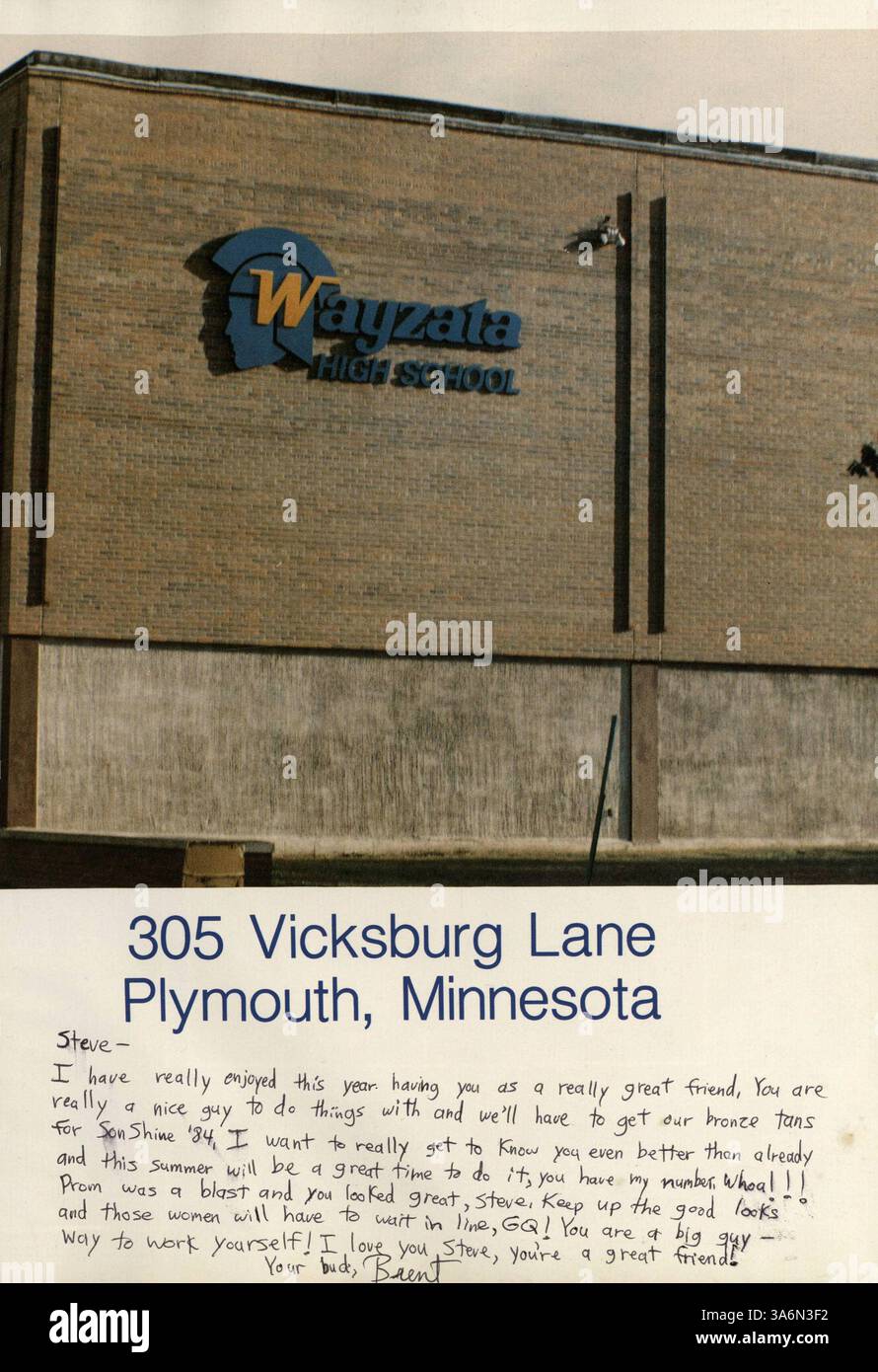 The 1984 Wayzata High School Yearbook, Wayako, highlights the ...