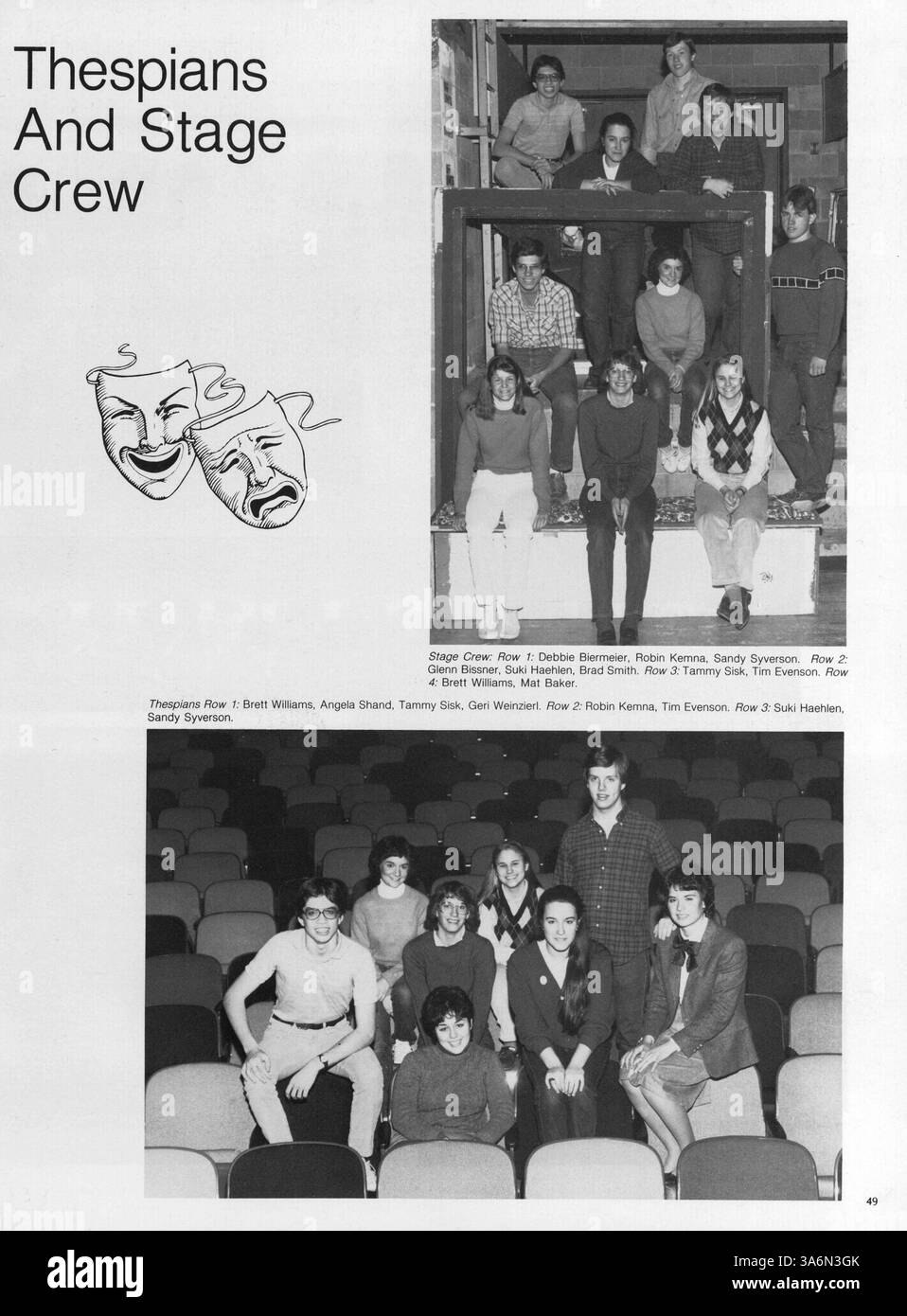 Documenting the key moments of the 1983 1984 school year hi-res stock ...