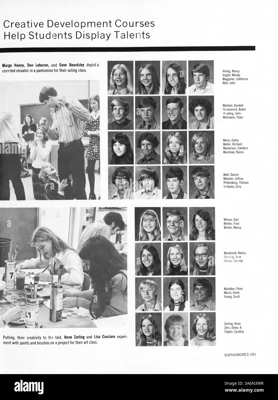 This high school annual documents the students, teachers, clubs ...