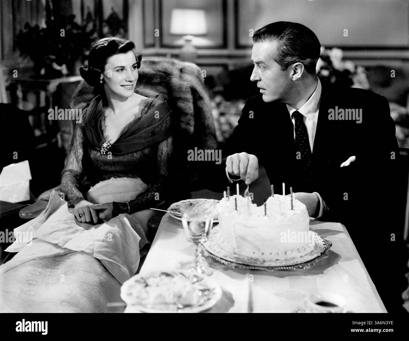 Margaret Phillips, Ray Milland, on-set of the film, "A Life Of Her Own", MGM, 1950 Stock Photo ...