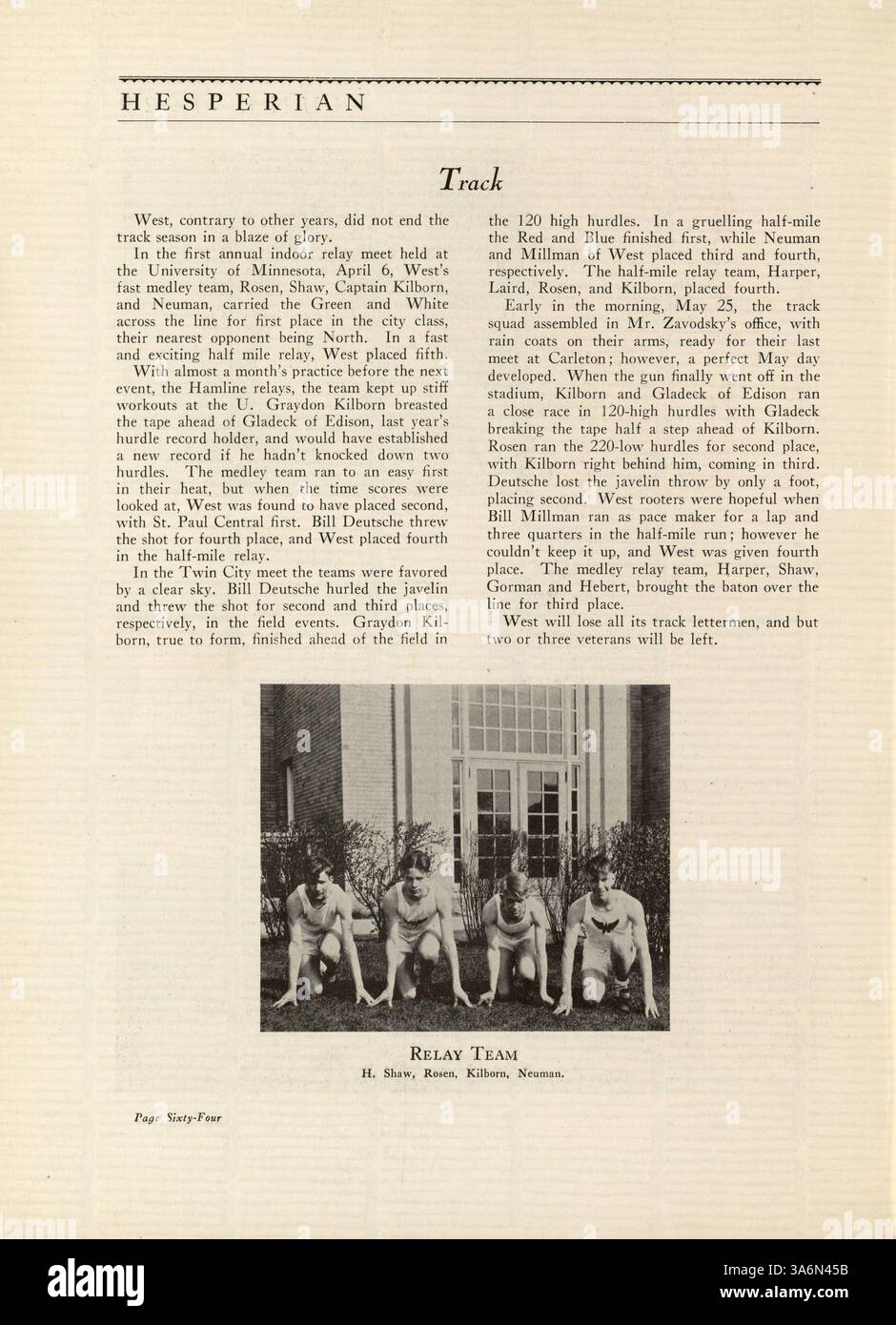 This 1929 'Hesperian' yearbook captures the key moments of student life ...