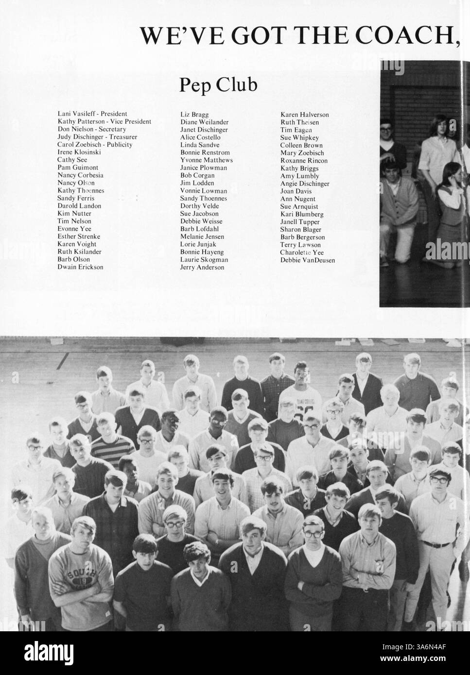 The Tiger Yearbook from South High School, 1969, covers the 1968-1969 ...