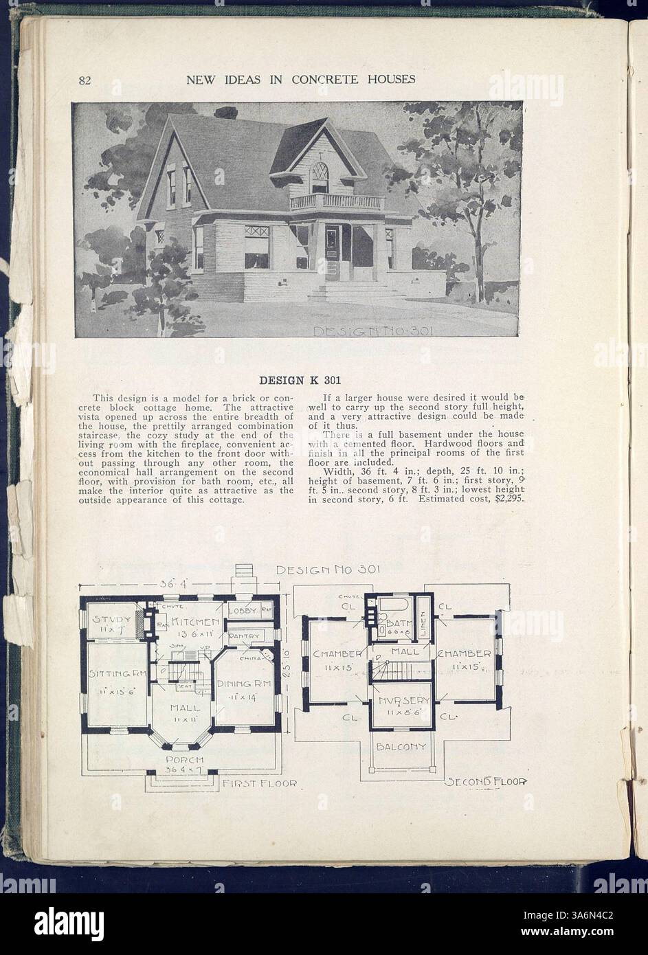 This 1910 collection by Max L. Keith features 100 house designs with ...