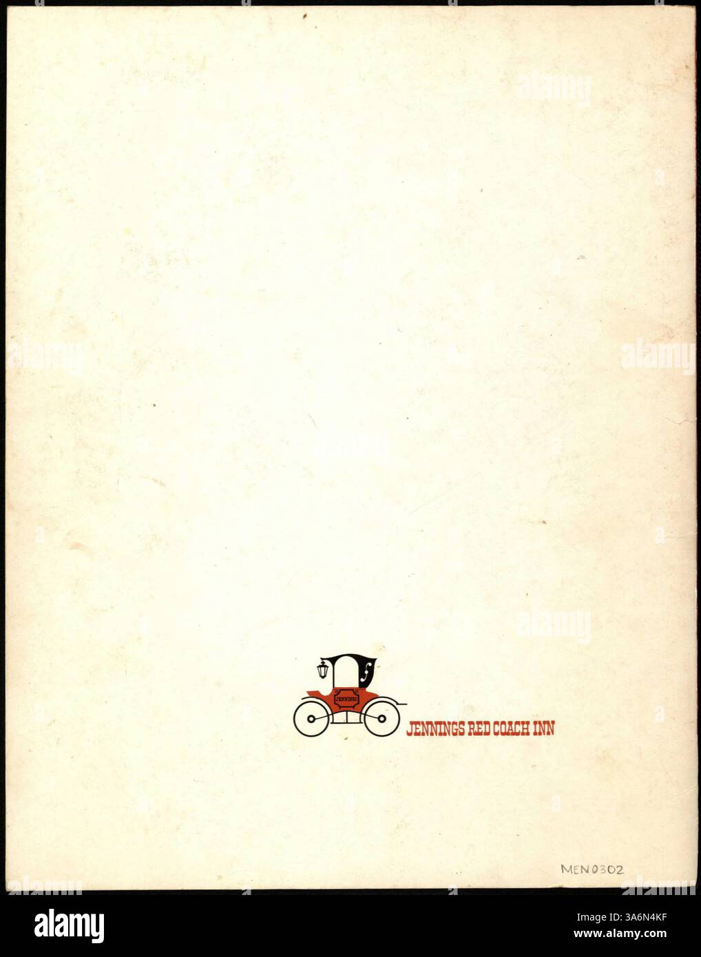 Jennings menu hi-res stock photography and images - Alamy