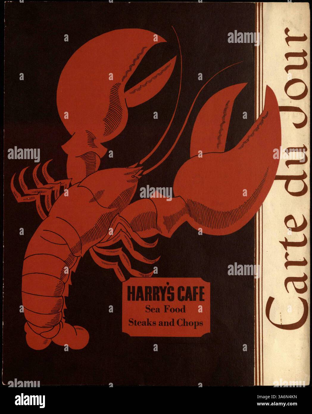 Harry's Cafe menu features a variety of dishes, including appetizers ...