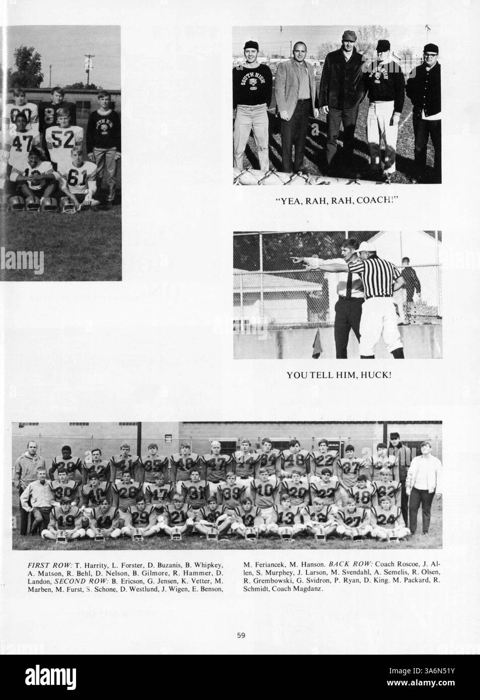 The 1969 edition of South High’s Tiger Yearbook highlights student life ...