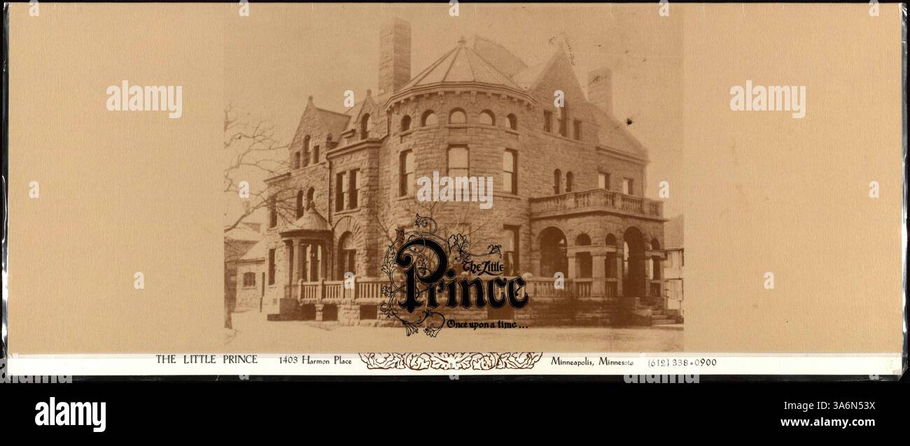 The Little Prince menu features a variety of offerings including soups ...