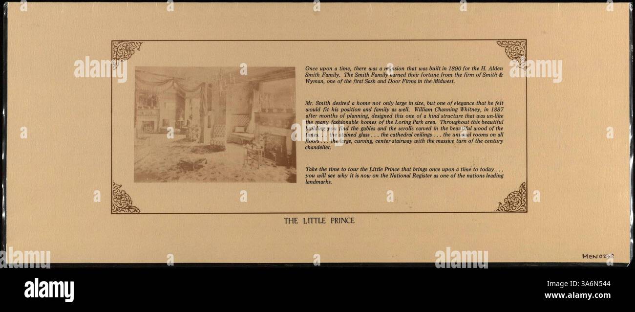 The Little Prince menu offers a variety of dishes including soups ...