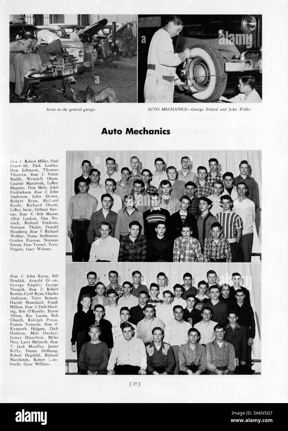 This 1949-1950 Vocational Yearbook documents the academic, social, and ...