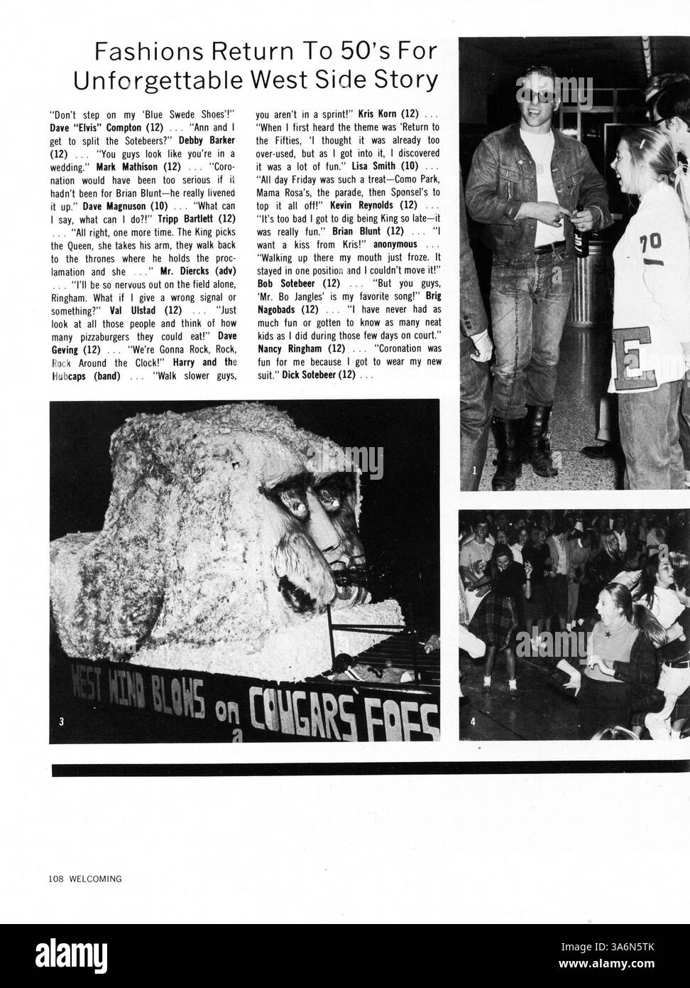 This high school annual documents the students, teachers, clubs ...