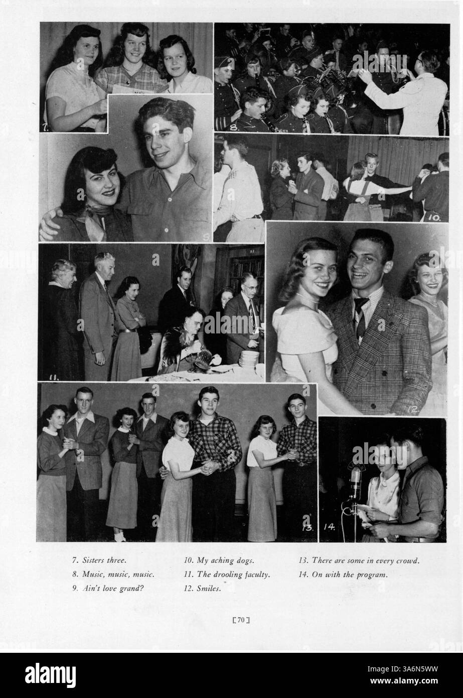 The 1949 1950 tradewind yearbook captures student life hi-res stock ...