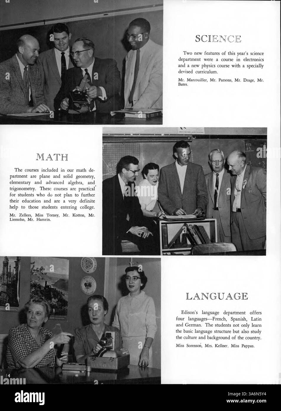 The 1959 59 Wizard yearbook from Edison High School highlights student ...