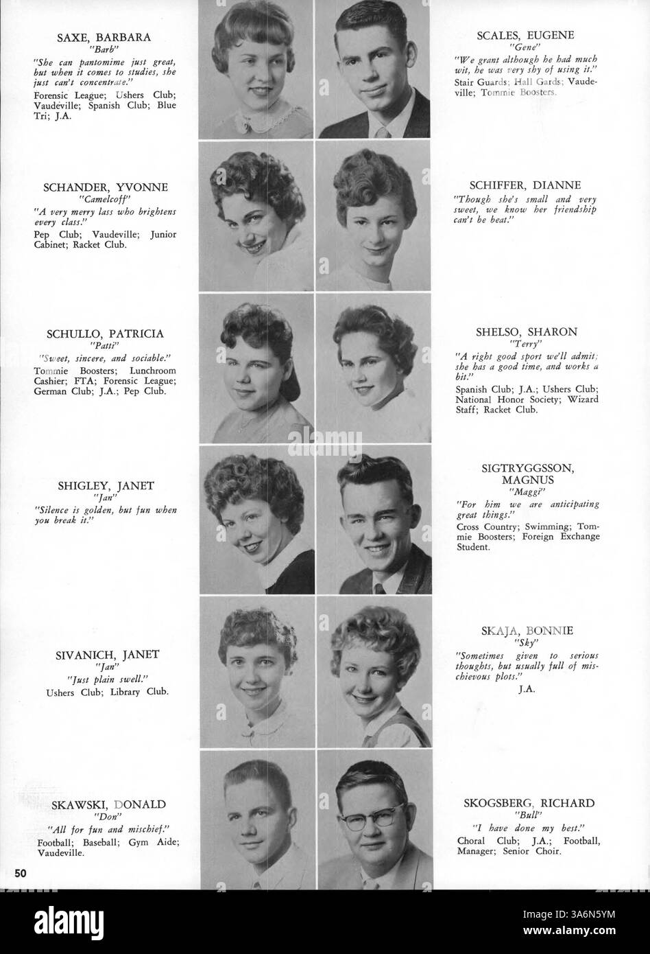 The 1959 Edison Yearbook captures the essence of student life, faculty ...